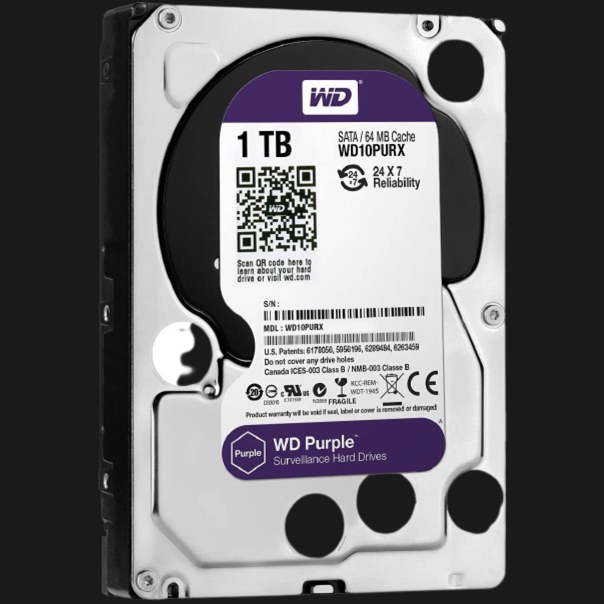 Western Digital, Purple 6TB HDD – computech